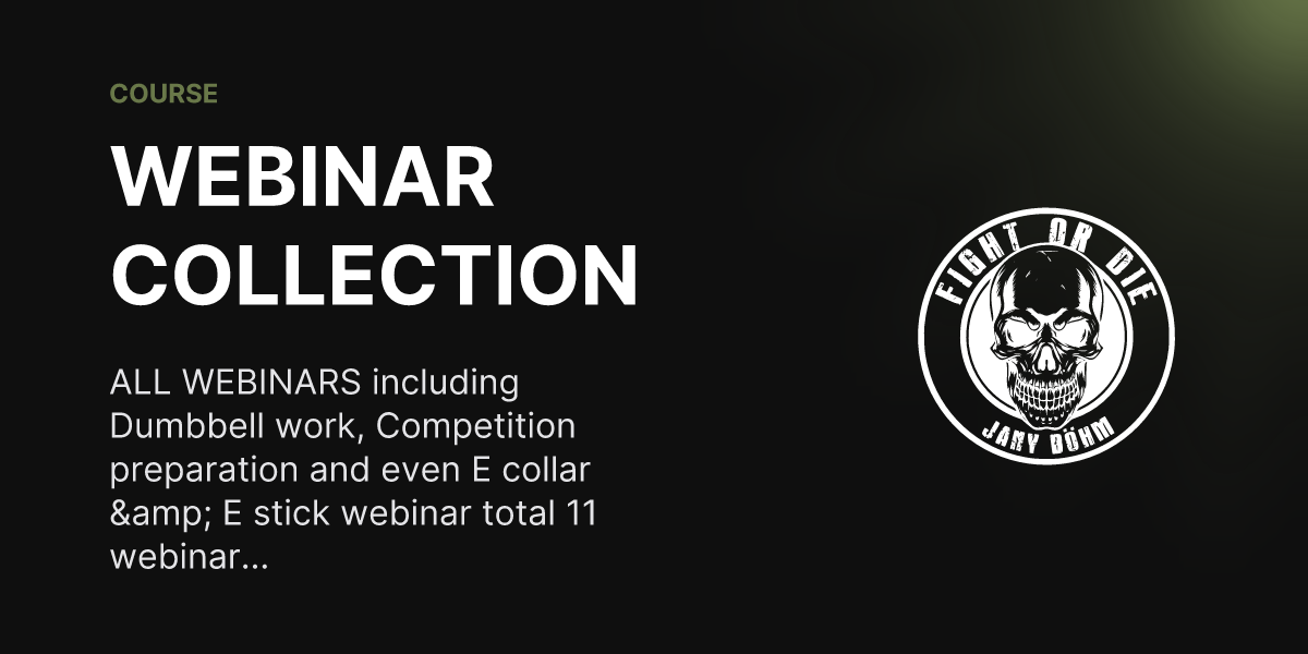 Webinar collection | FOD Academy